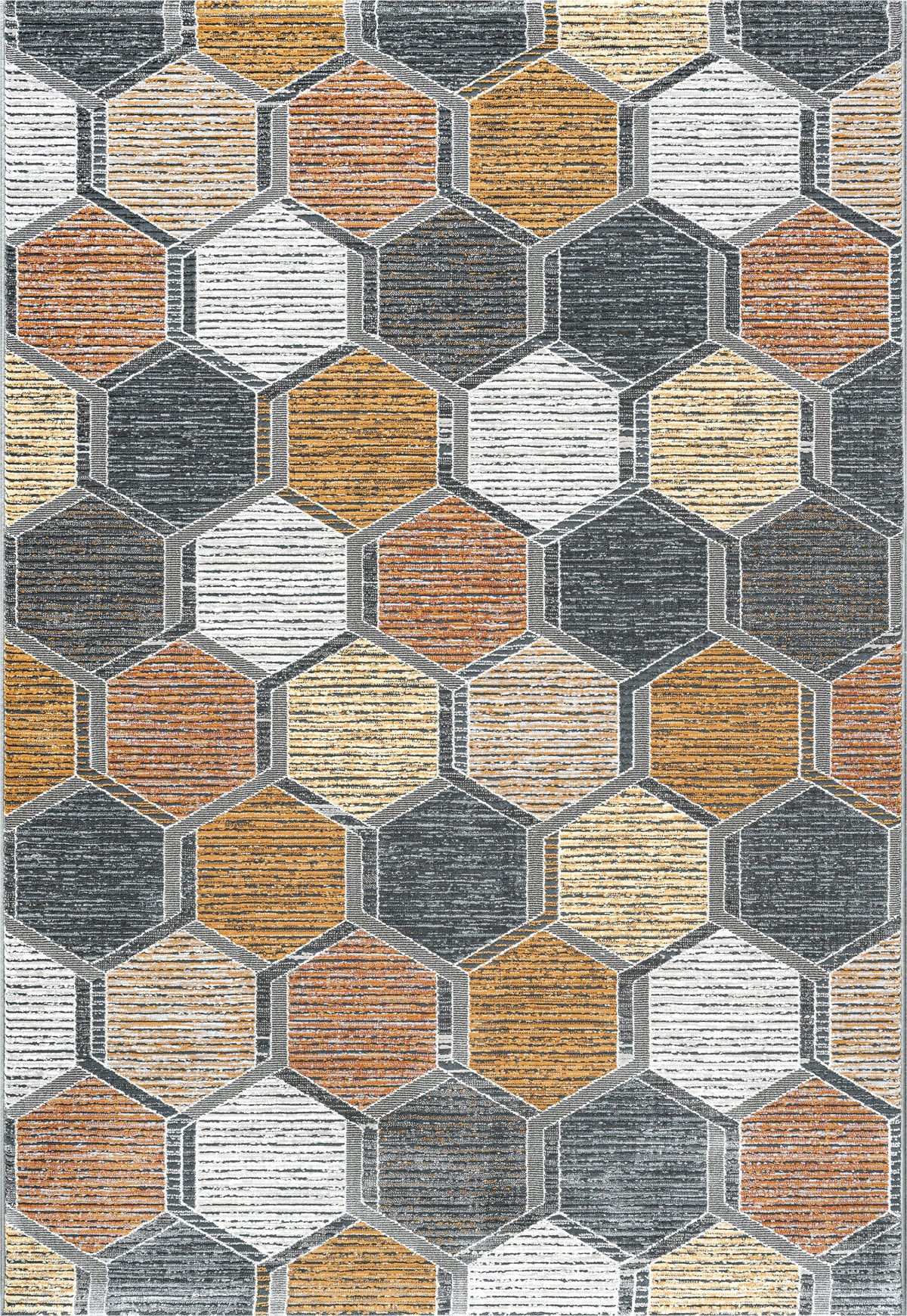 Canyon Mastercraft Hex Design Rug — Rugs Direct