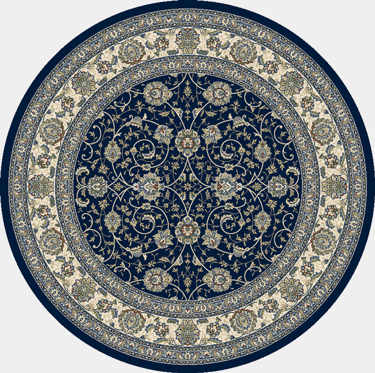 Traditional Design Da Vinci Round Rug Size: 240 x 240cm — Rugs Direct