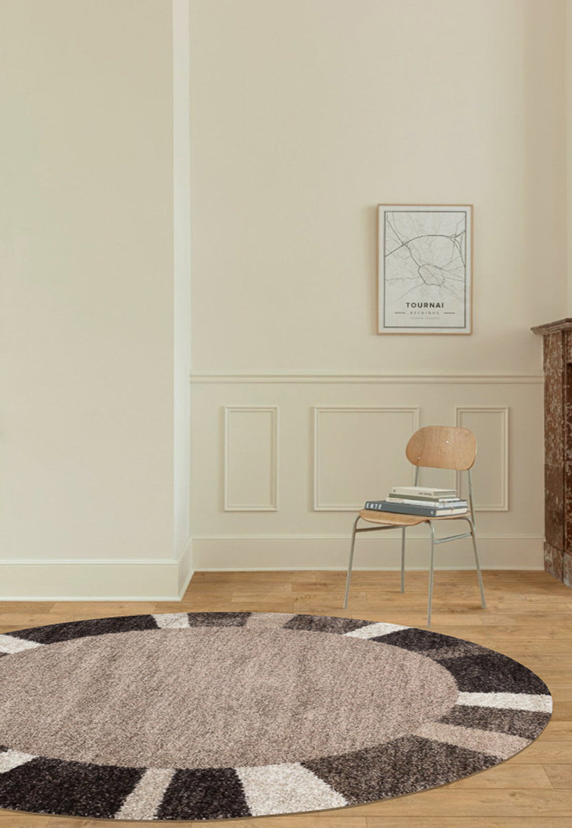 Mehari Round Shaggy Rug Size: 240 x 240cm — Rugs Direct