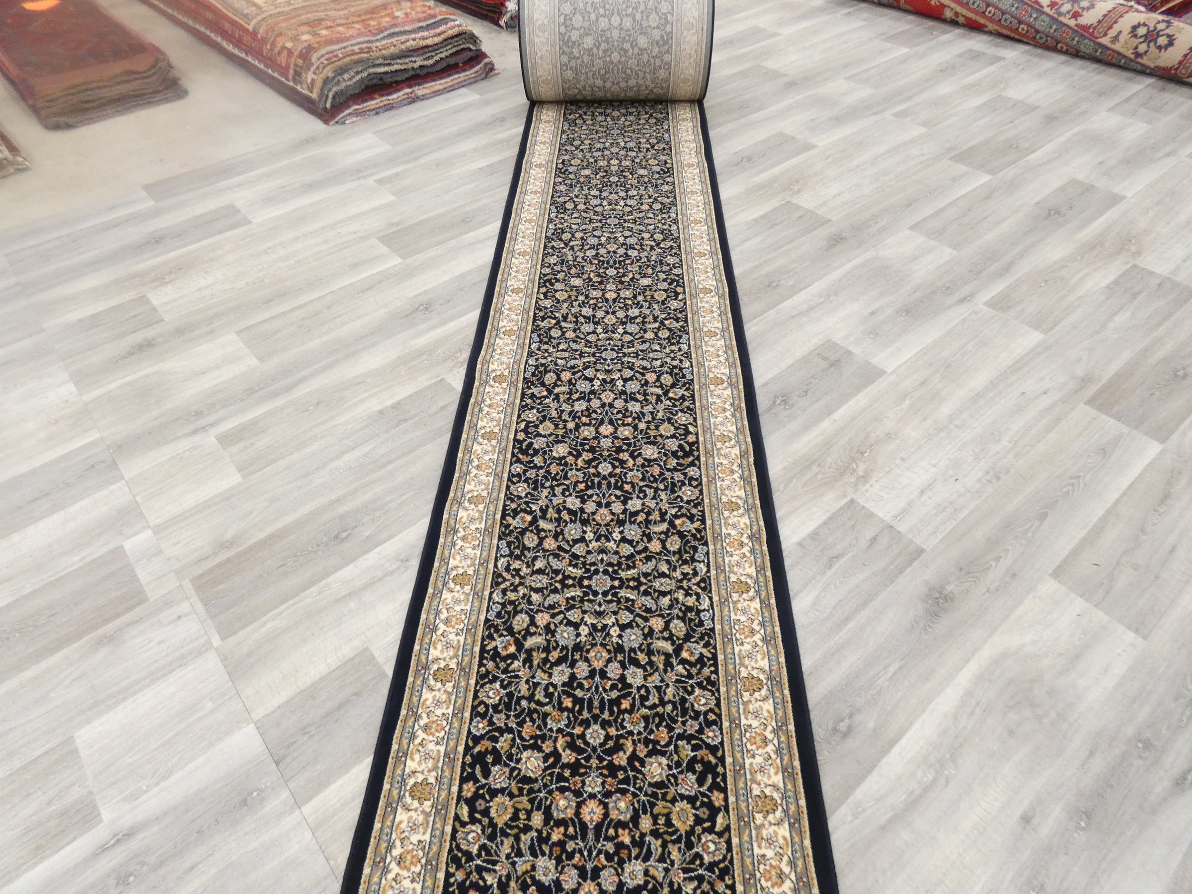 Traditional Design Hallway Runner 100cm Wide x Cut To Order — Rugs Direct