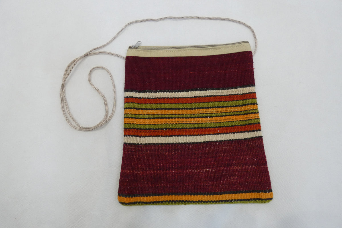 Turkish Kilim Handmade Shoulder Bag "Zeynep" — Rugs Direct