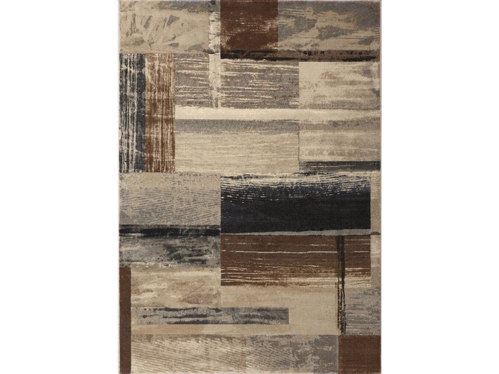 Abstract Earth Tone Argentum Rug — Rugs Direct