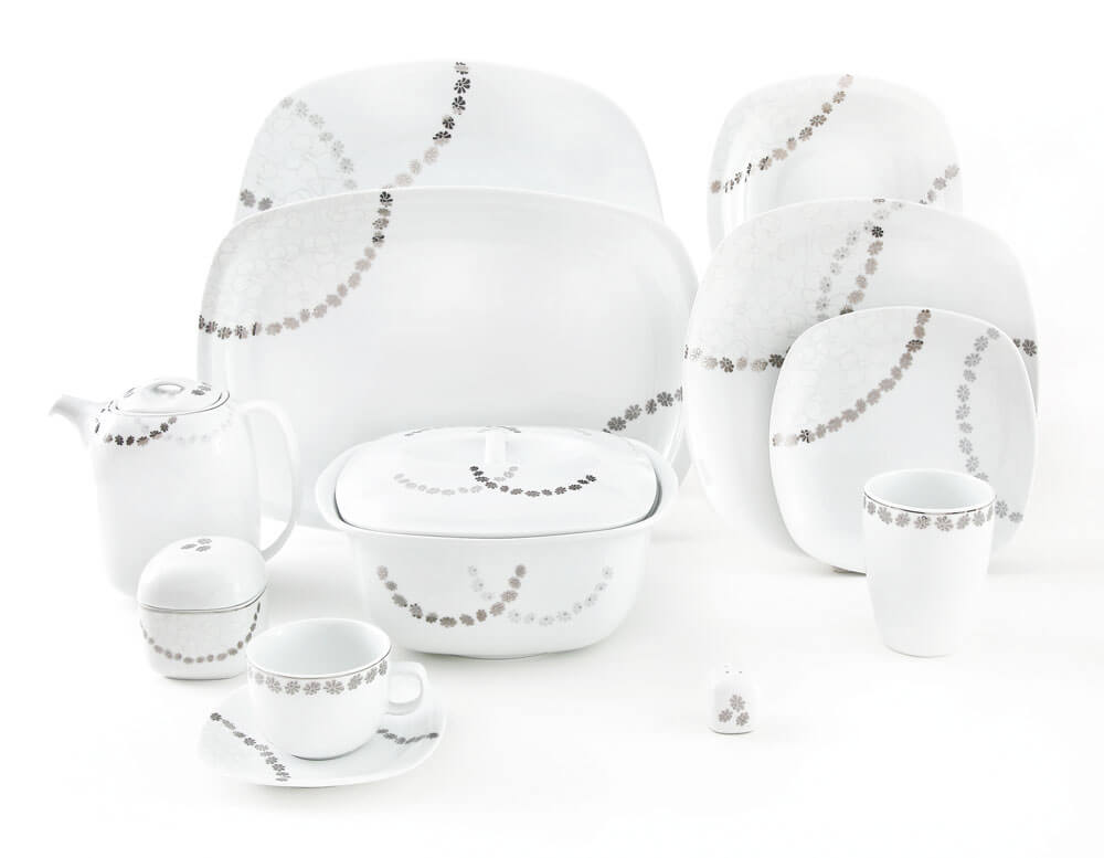 Persian Porcelain Luxury Dinner Set for 12 (98 Pieces) — Rugs Direct