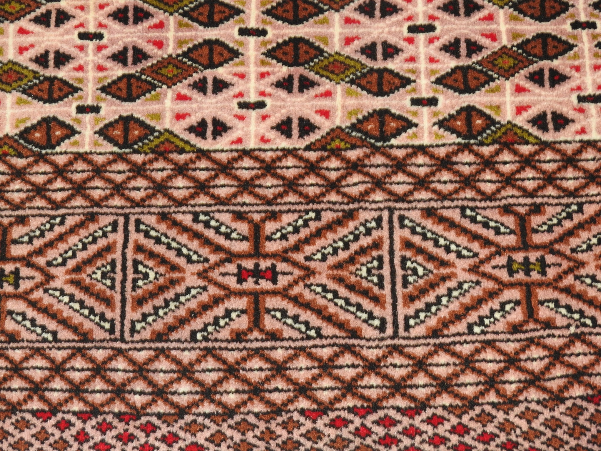 Persian Hand Made Turkman Rug Size: 354 x 253cm — Rugs Direct