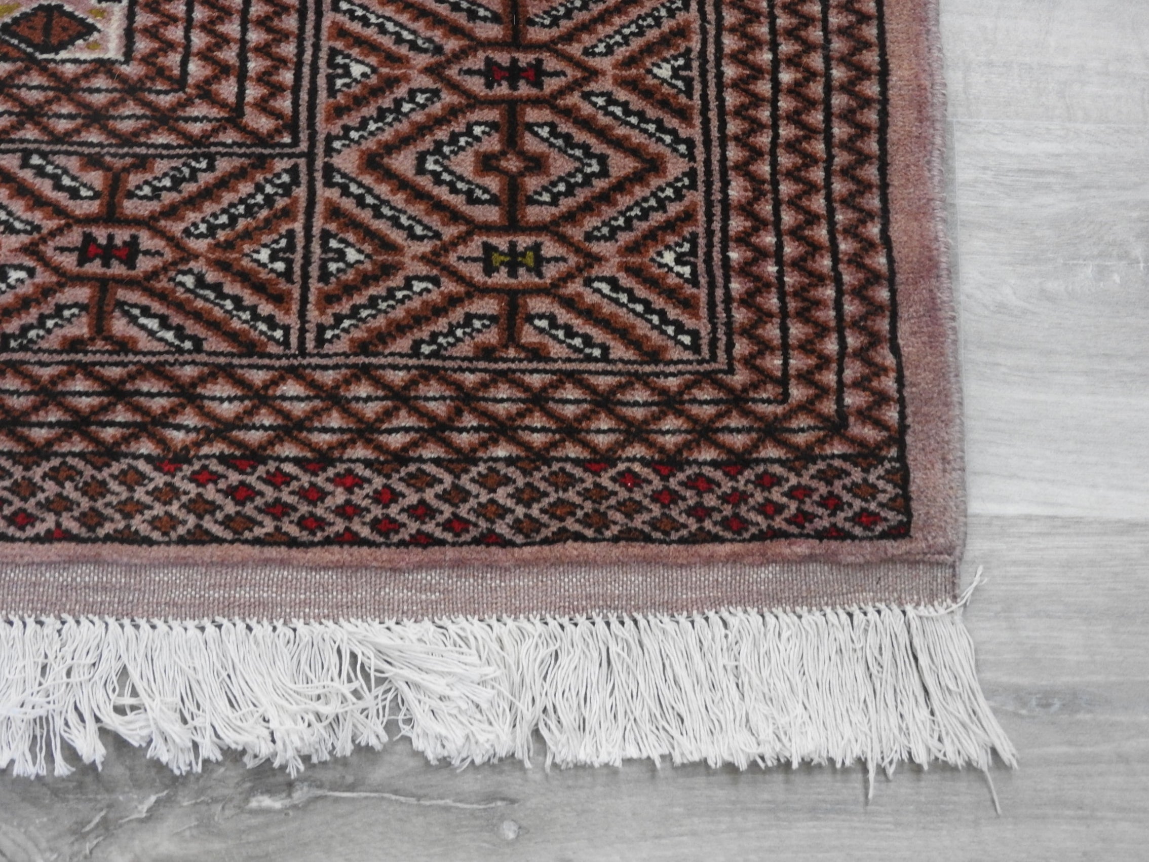 Persian Hand Made Turkman Rug Size: 354 x 253cm — Rugs Direct