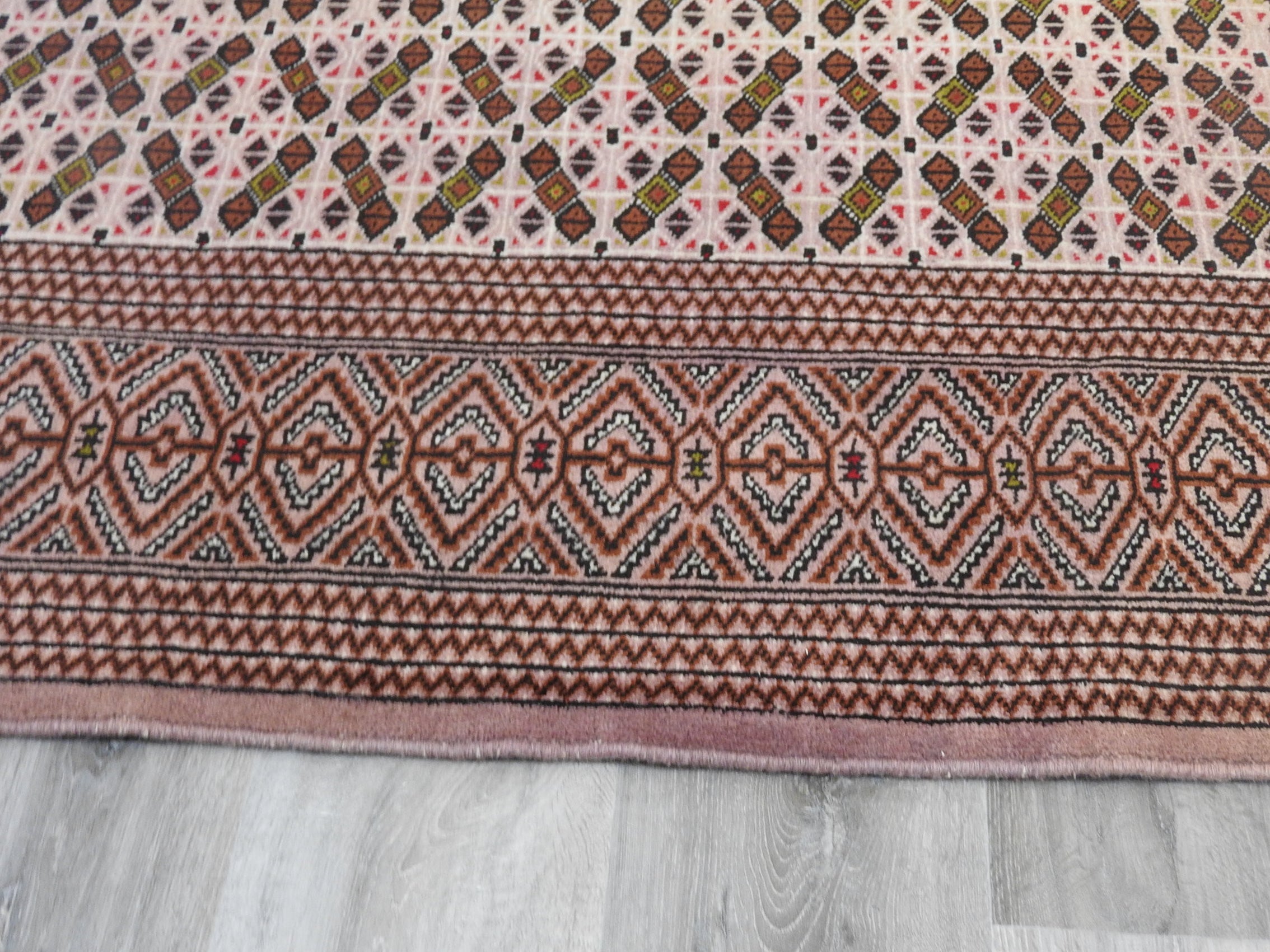 Persian Hand Made Turkman Rug Size: 354 x 253cm — Rugs Direct