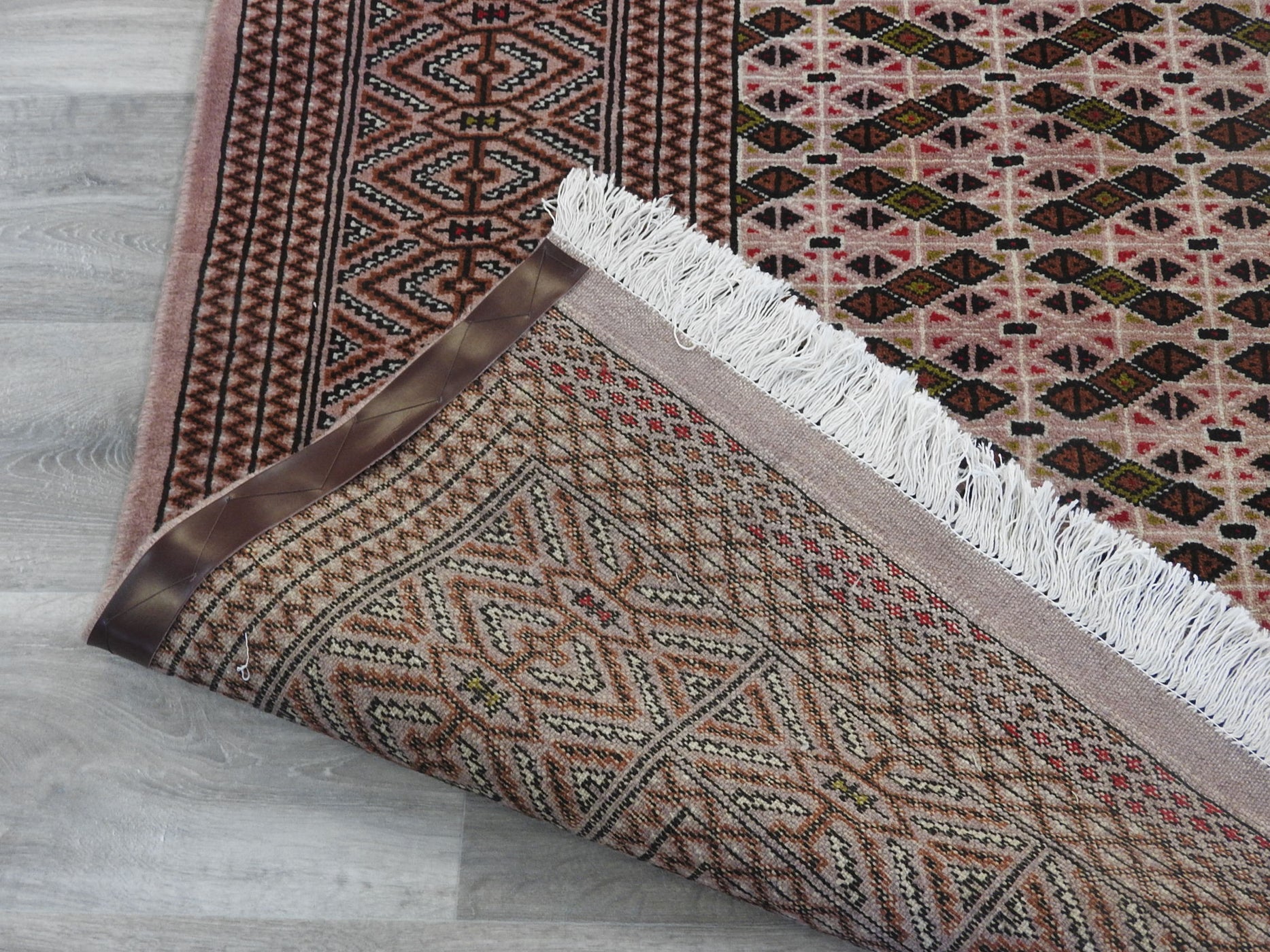 Persian Hand Made Turkman Rug Size: 354 x 253cm — Rugs Direct