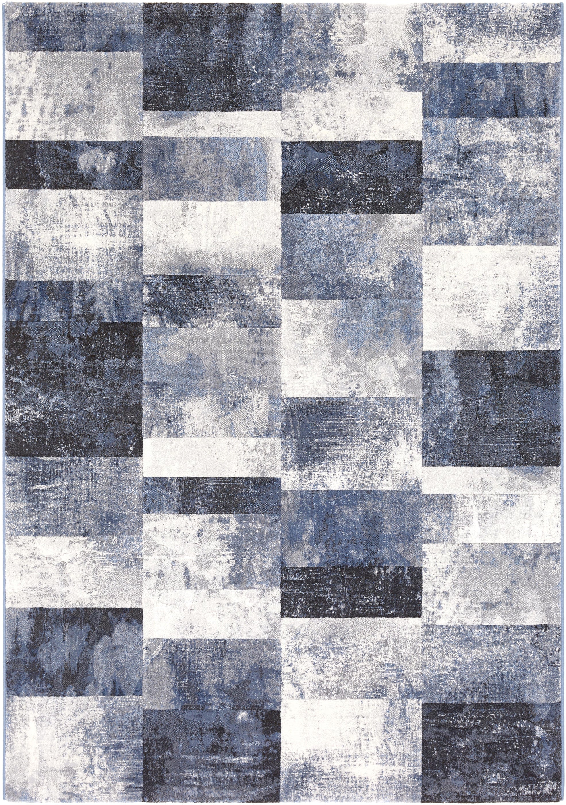 Blue Tile Design Argentum Rug — Rugs Direct