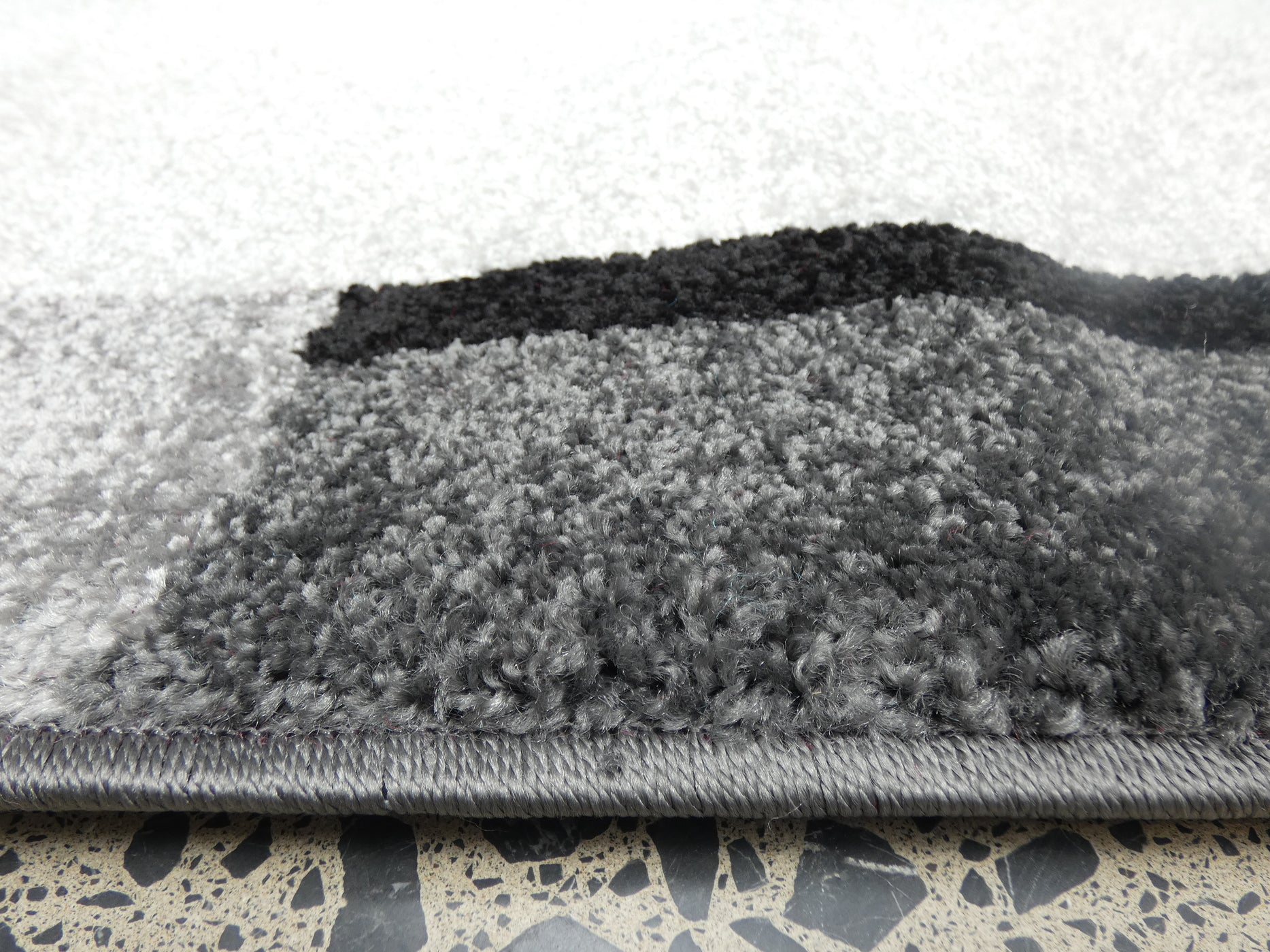 Aroha Modern Border Design Turkish Hallway Runner in Grey & Red Colour ...